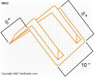 VB13 – 8″x8″x10″ - VeeBoards.com